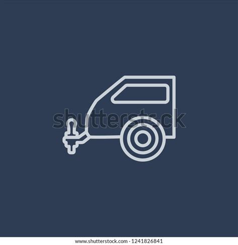 Car Towbar Icon Car Towbar Linear Stock Vector Royalty Free 1241826841 Shutterstock