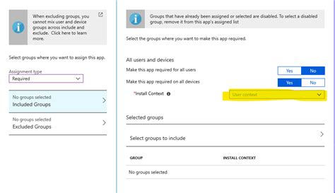 Unable To Deploy App To Device Rather Than User Context Microsoft