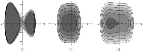 Contour Plot Of Hamiltonian Const Download Scientific Diagram