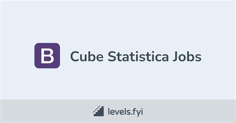 Cube Statistica Jobs Levelsfyi