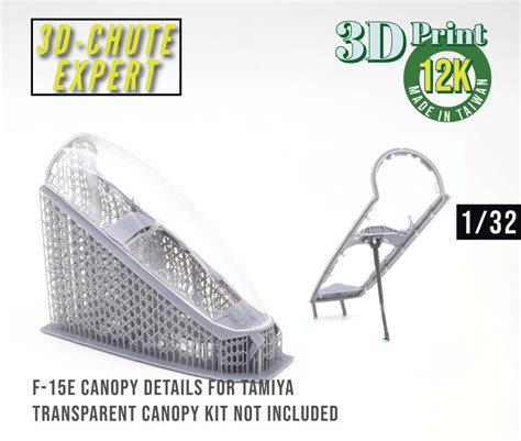 1 32 Tamiya F 15e Canopy Detail Set From 3d Chute Expert Lsp Discussion Large Scale Planes