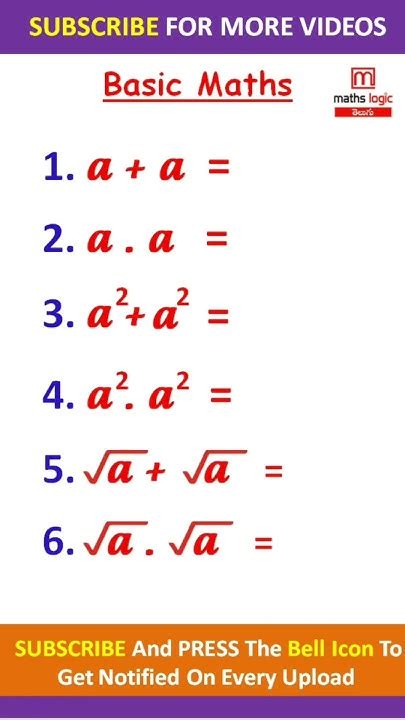 Basic Maths Mathematics Shorts Shorts Shorts Youtubeshorts