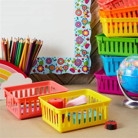 Colorful Classroom Buckets