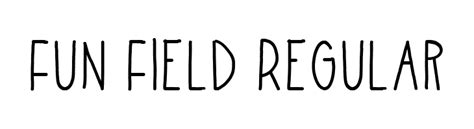Fun Field Regular Font Details And Characters —