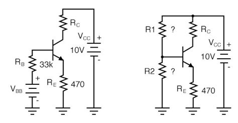 Voltage Divider Bias Circuit Diagram