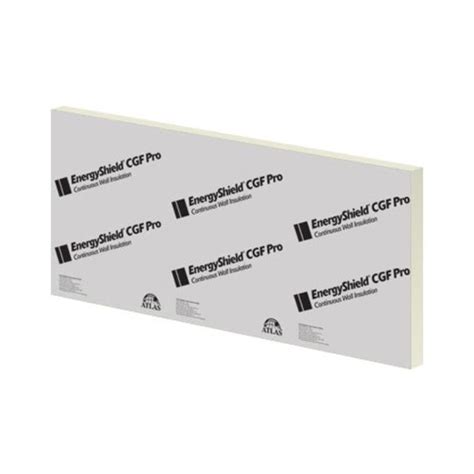 Atlas Energyshield Cgf Pro Continuous Wall Insulation 12 In X 4 Ft