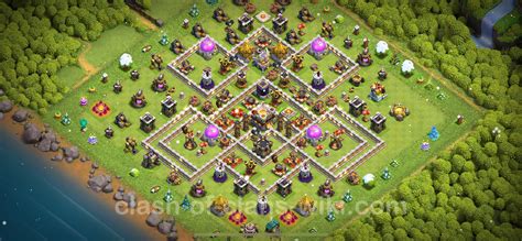 Best Base Th11 With Link Anti Pekka Golem Town Hall Level 11