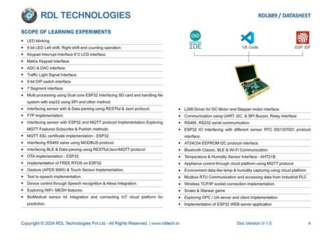 Lcd Iot Discovery Kit Model Name Number Rdl889 At ₹ 9999 Piece In Mangalore