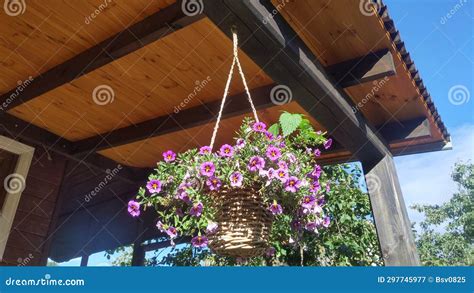 The Terrace Is Made Of Wooden Planks And Timber And Is Attached To The Dwelling House A Wicker