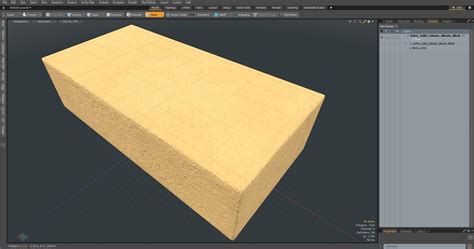 3d Ochre Solid Calcium Silicate Block Model Turbosquid 2146508