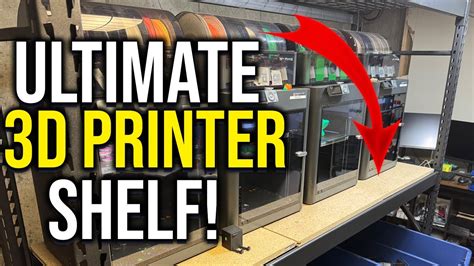 Building The Ultimate 3d Printer Shelf Setup Heavy Duty 3 Tier