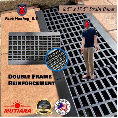 New Upgraded 85 X175” Mutiara Heavy Duty Plastic Drain Cover