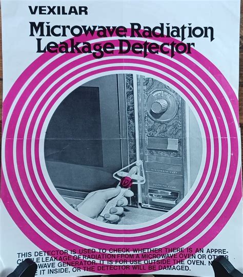 Vintage 1970s Microwave Radiation Leakage Detector Unique Science Nerd