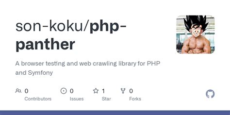 Github Son Kokuphp Panther A Browser Testing And Web Crawling