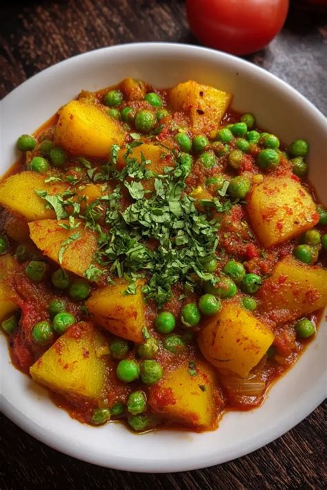 Potato Curry With Peas Classic Yummy