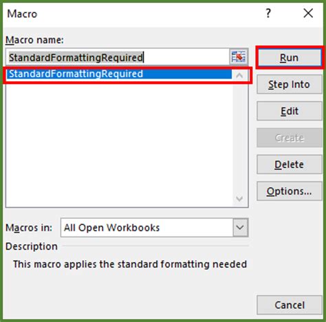 creating a simple macro in excel step by step acuity training