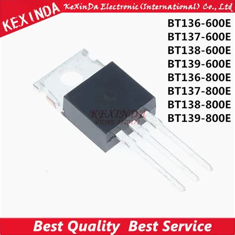 10pcslot Bt136 600e Bt137 600e Bt138 600e Bt139 600e Bt136 800e Bt137