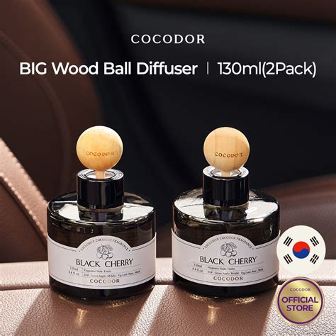 Cocodor Big Wood Ball Car Diffuser 130ml 2 Pack Shopee Thailand