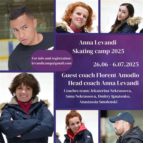 Rocca The Moment You Have Been Waiting For Anna Levandi Skating Camp 2025 Is Officially Open