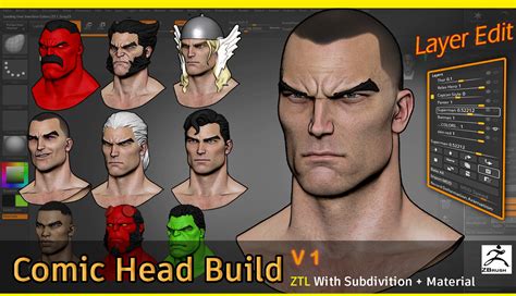 Pabloperdomo Comic Head Build