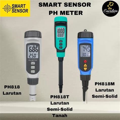 Promo Smart Sensor Ph Meter Temperature Meter Easy To Use Portable