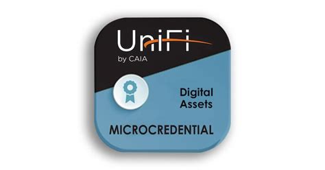 Unifi By Caia™ Digital Assets Microcredential Was Issued By Caia Association To Slavko Davidovic