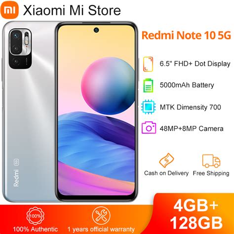 New Arrival In Stockglobal Version Xiaomi Redmi Note G Smartphone Gb Gb Dimensity