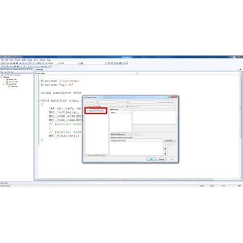 پروژه آموزش راهاندازی و نصب کتابخانه MPI در Visual studio