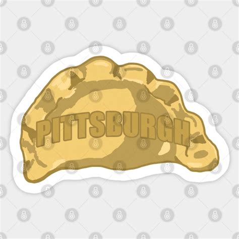 The Pittsburgh Pierogi Pittsburgh Pa Sticker Teepublic