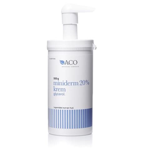 Miniderm Krem 20% 500 g - Balder Apotek AS