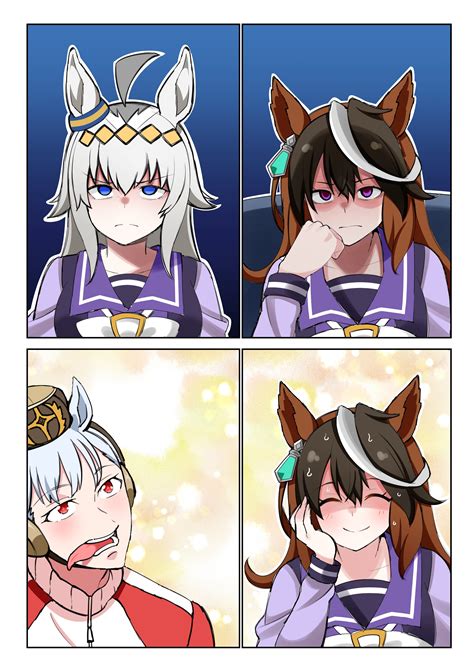Gold Ship Oguri Cap And Symboli Rudolf Umamusume Drawn By Aramori