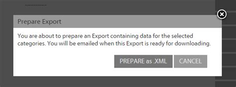 Exporting Data Support Center