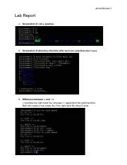 Mastering Unix Commands: Practical Lab Report Essentials | Course Hero