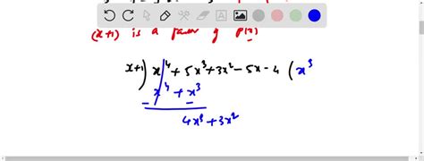 Solvedverify That The Given Binomial Is A Factor Of Px And Write P