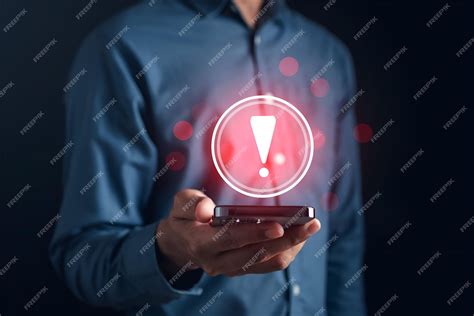 Premium Photo System Warning Caution Sign For Notification Error And