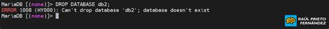 👉 Cómo Eliminar Una Base De Datos En Mysqlmariadb 🔥