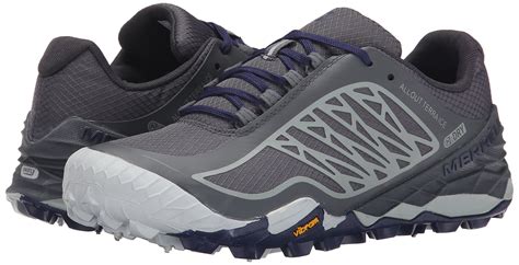 Merrell Womens All Out Terra Ice Waterproof Trail Running Shoe Grey