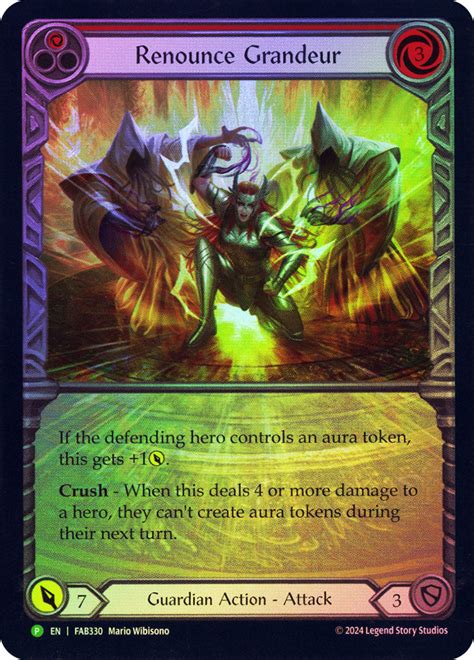 Renounce Grandeur Convention Promotional Cards Star City Games