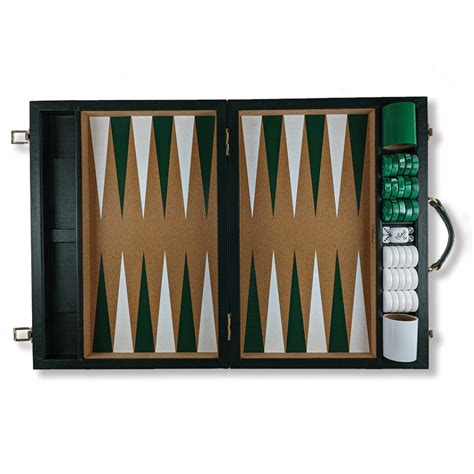 Classic Green Champion Backgammon Set Made In The Usa