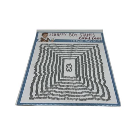 Treasure Maps Nested Dies Scrappy Boy Stamps