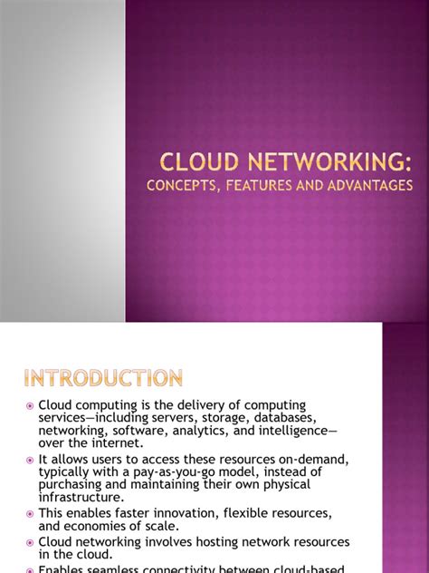 Cloud Computing And Networking Overview Pdf Cloud Computing