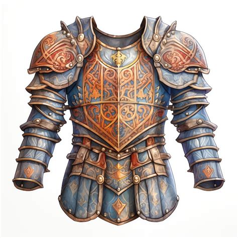 Premium Ai Image Plate Armor Medieval Watercolor Fantasy