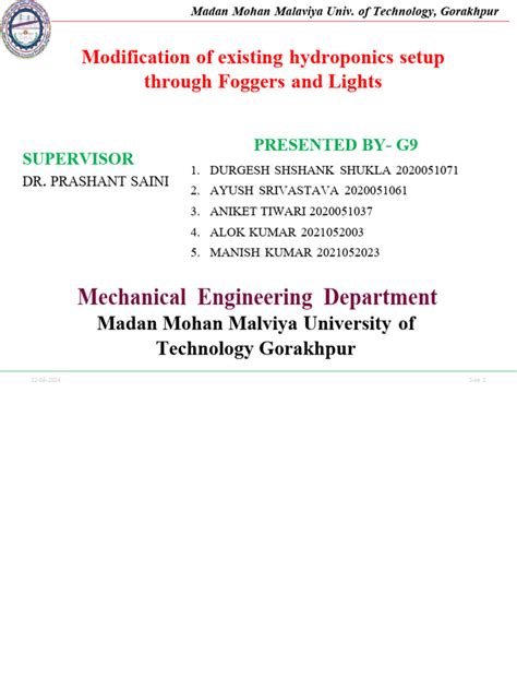 Hydroponics Ppt 1 Final Pdf Hydroponics Agriculture