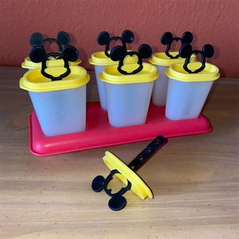 Tupperware Mickey Mouse Ears Popsicle Mold Complete Set Ebay Tupperware Mickey Mouse Ears