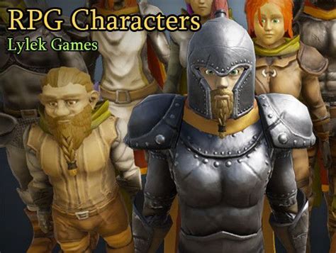 rpg character creation pack characters unity asset store