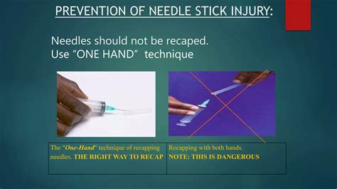 Needle Stick Sharps Injury And Its Post Exposure Prophylaxis Management