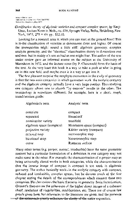 Pdf Introduction To Classification Theory Of Algebraic Varieties And