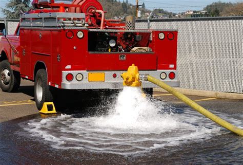 Hydrant Testing Stock Image Image Of Nozzle Drops Maintain 29251625