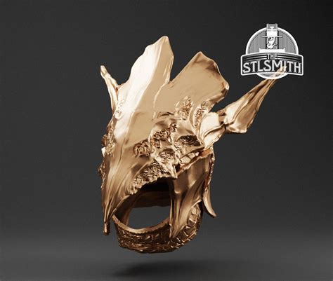 💍 Malikeths Helm Elden Ring Life Size Prop Stl・ Stl File For 3d Printing・cults
