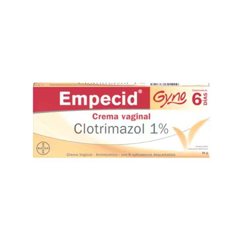 Empecid Gyno Vaginal Antifungal Cream 35 G 123 Oz